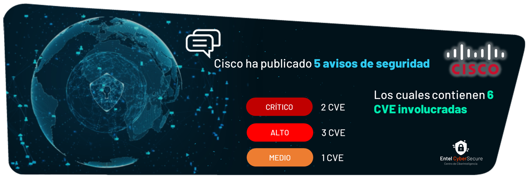CISCO publica nuevos avisos de seguridad