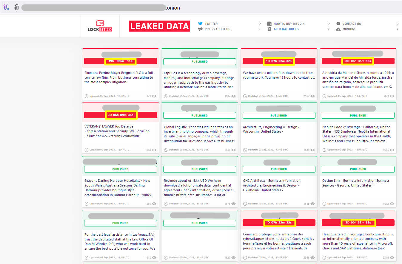 Ransomware LockBit 3.0, una amenaza latente en todo momento